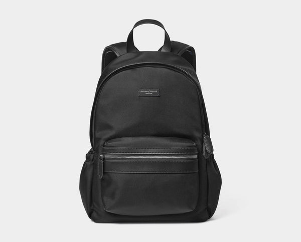 Men's Backpack Black Nylon – Gentlemans Journal Shop