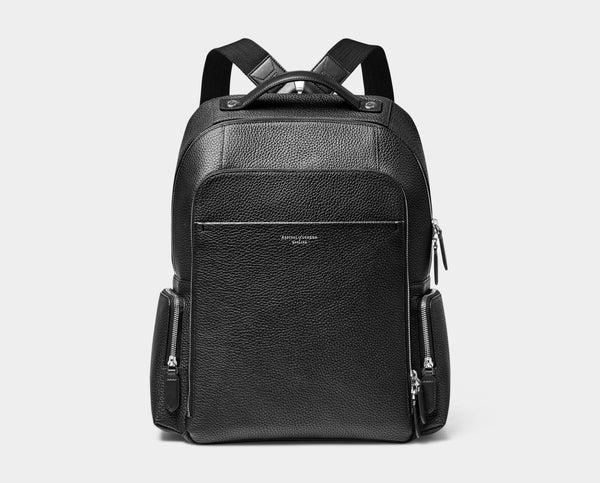 Reporter Zip Backpack - Black Pebble – Gentlemans Journal Shop