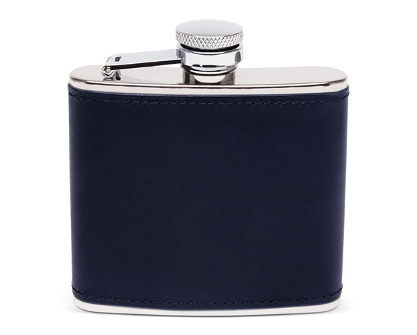 Men's 4oz Leather Bound Hip Flask Navy | Ettinger – Gentlemans Journal Shop